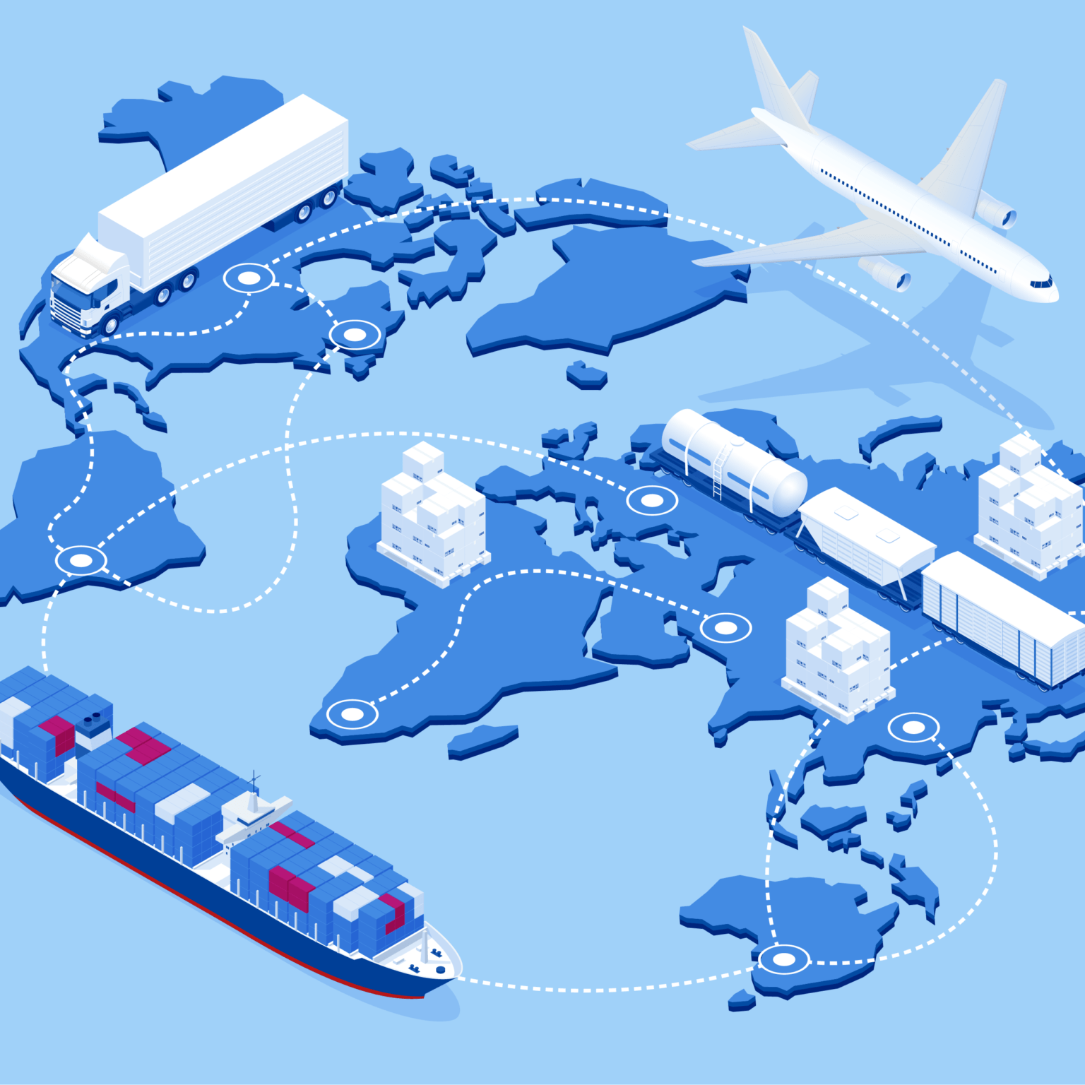 L’importance du transport dans la chaine logistique